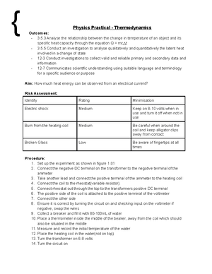 Prac 1 Ticker Tape Experiment - Ticker tape experiment Outcomes ...