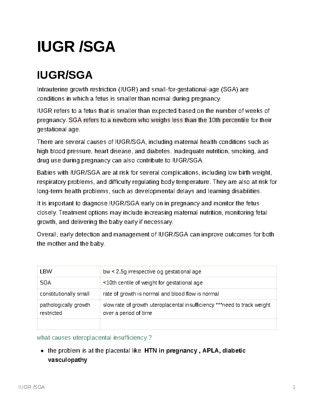 IUGR SGA 851715 f43602444 e95ede5c6b6fa5646 - IUGR /SGA IUGR/SGA ...