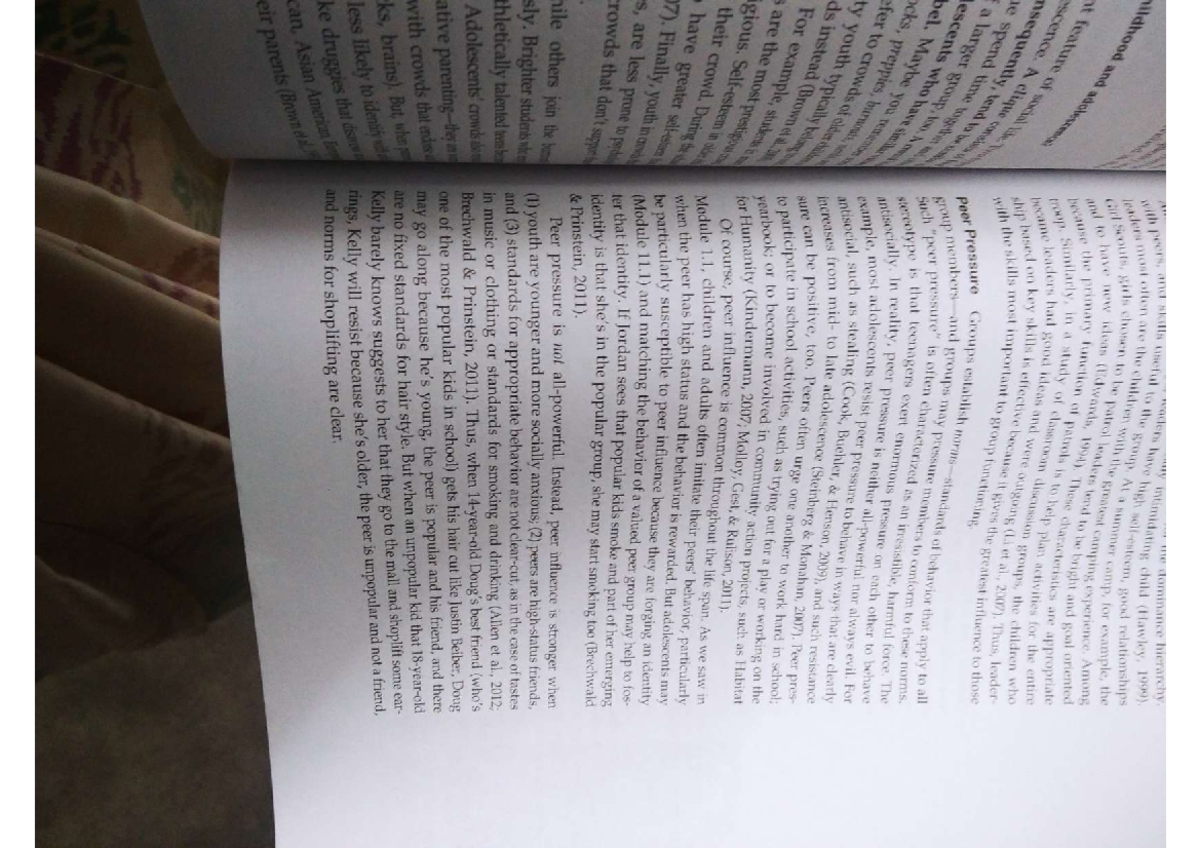 Peer pressure, social rejection - Psychology hons. - Studocu