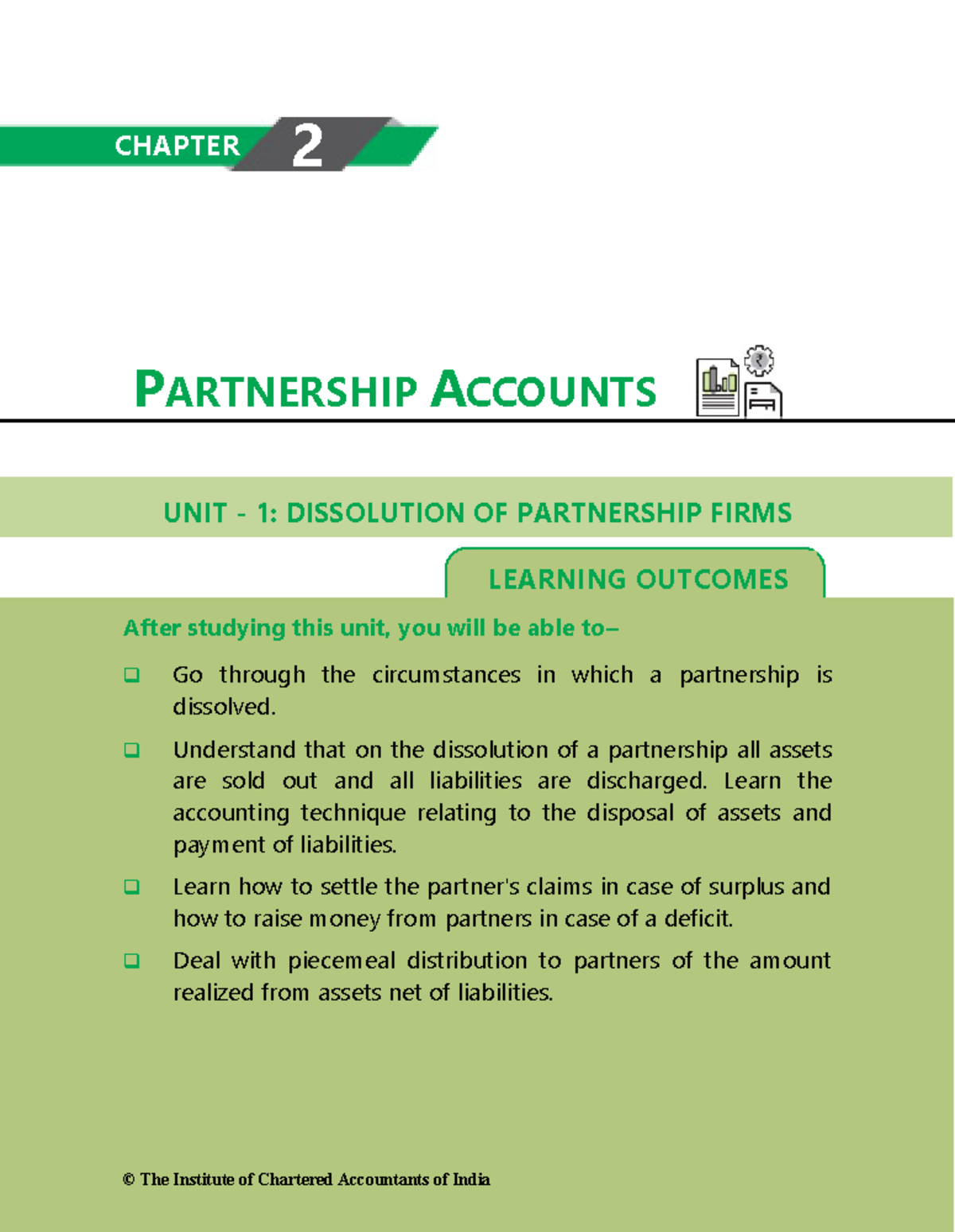 Partnership Accounts for inter Student - LEARNING OUTCOMES PARTNERSHIP ...
