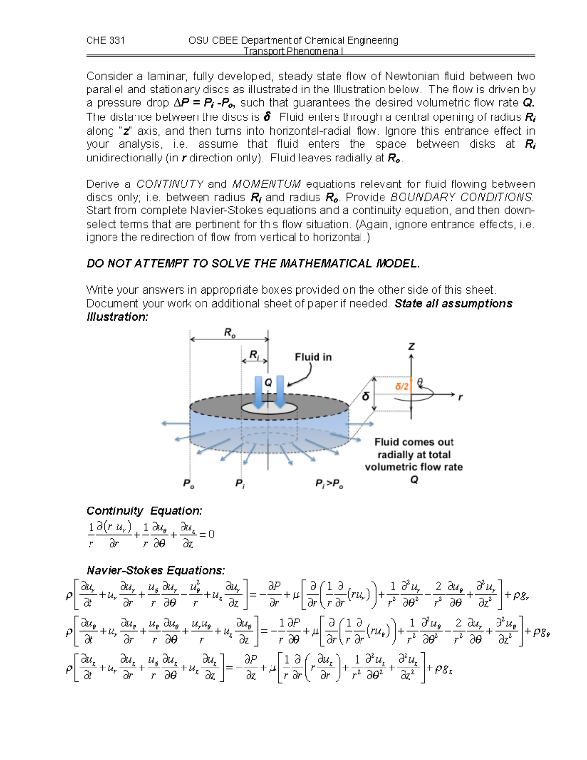 CHE331 Fall2016 Studio 17 Solutions - CHE 331 OSU CBEE Department of ...