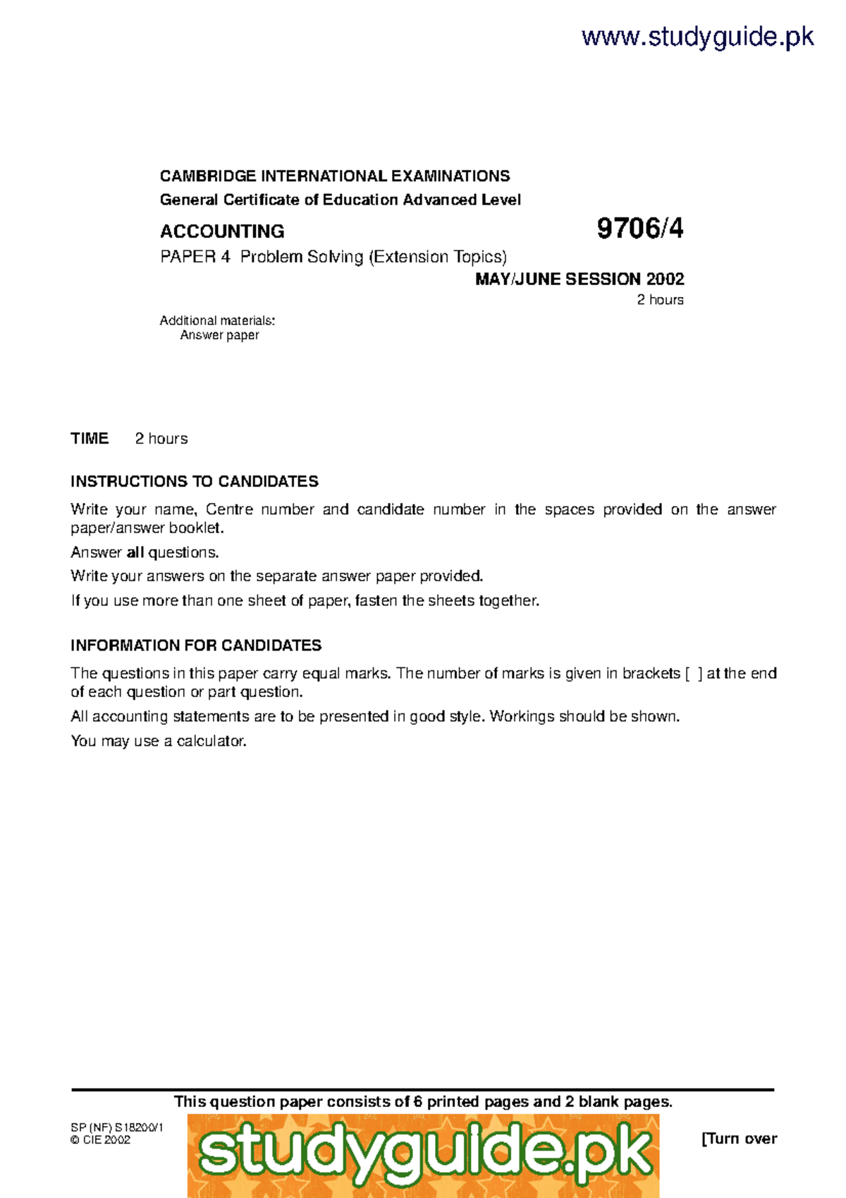 ACCA PRACTICE QUESTIONS IFRS CIMA ACCA PRACTICE QUESTIONS IFRS CIMA ...