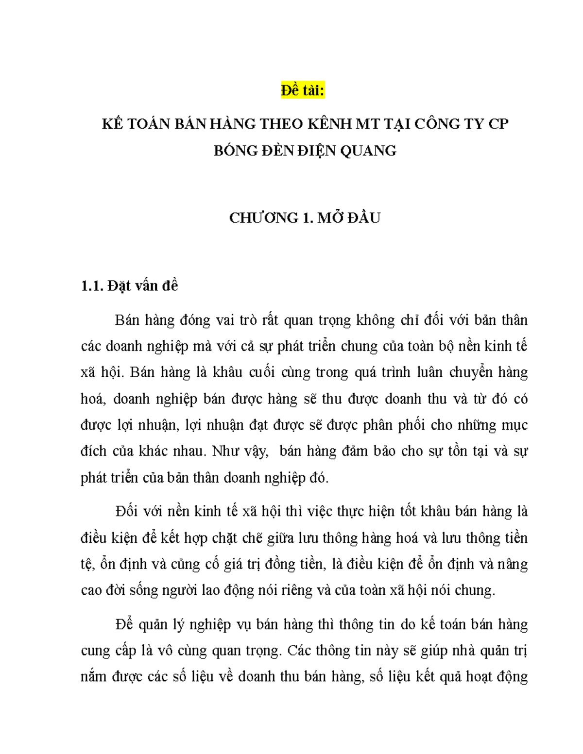 Đề cương KTBH- T - Đề cương KTBH - Trường Đại học Tiền Giang - Đề tài ...