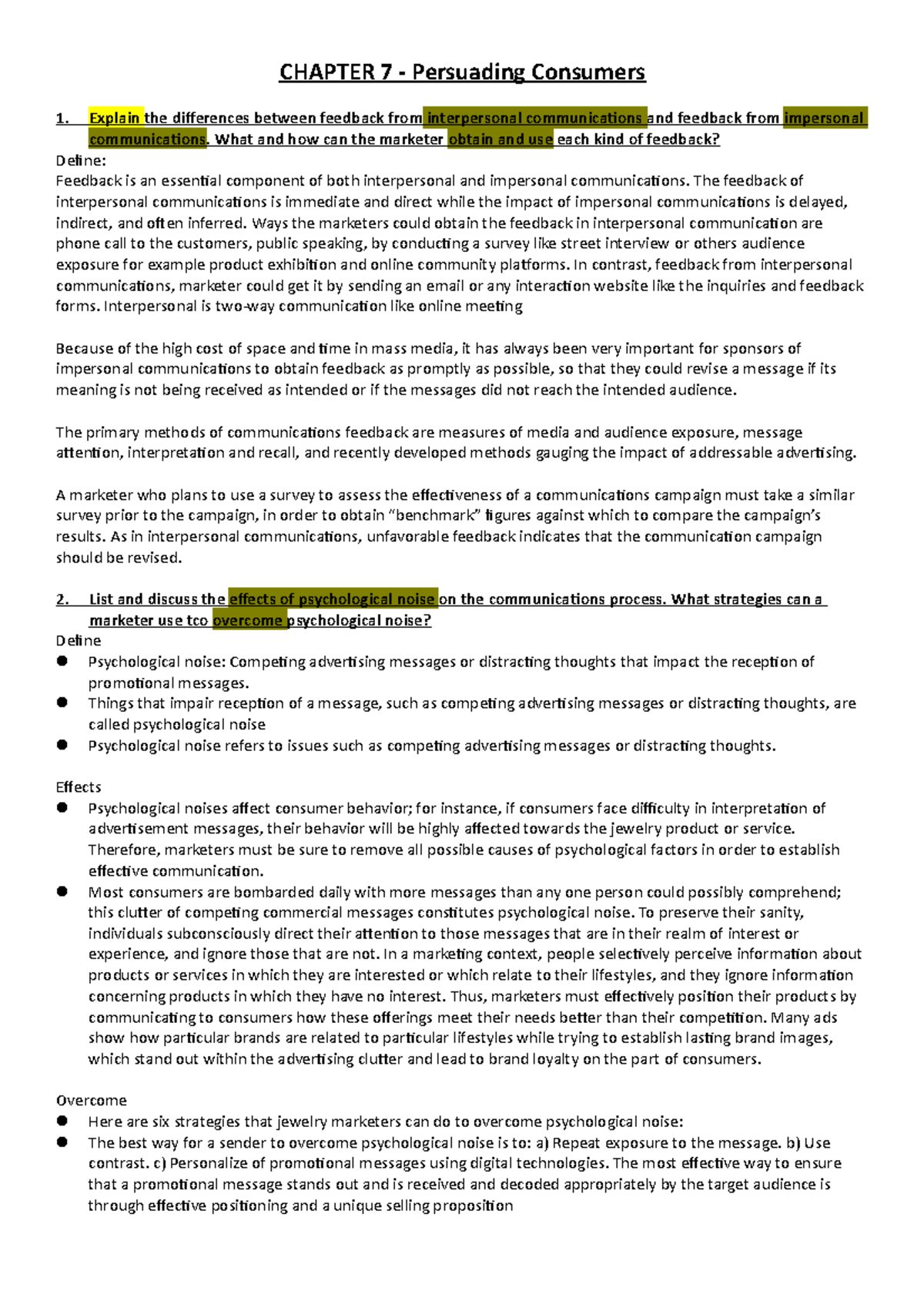 Consumer Behavior Chap8 - Persuading Consumers - CHAPTER 7 - Persuading ...