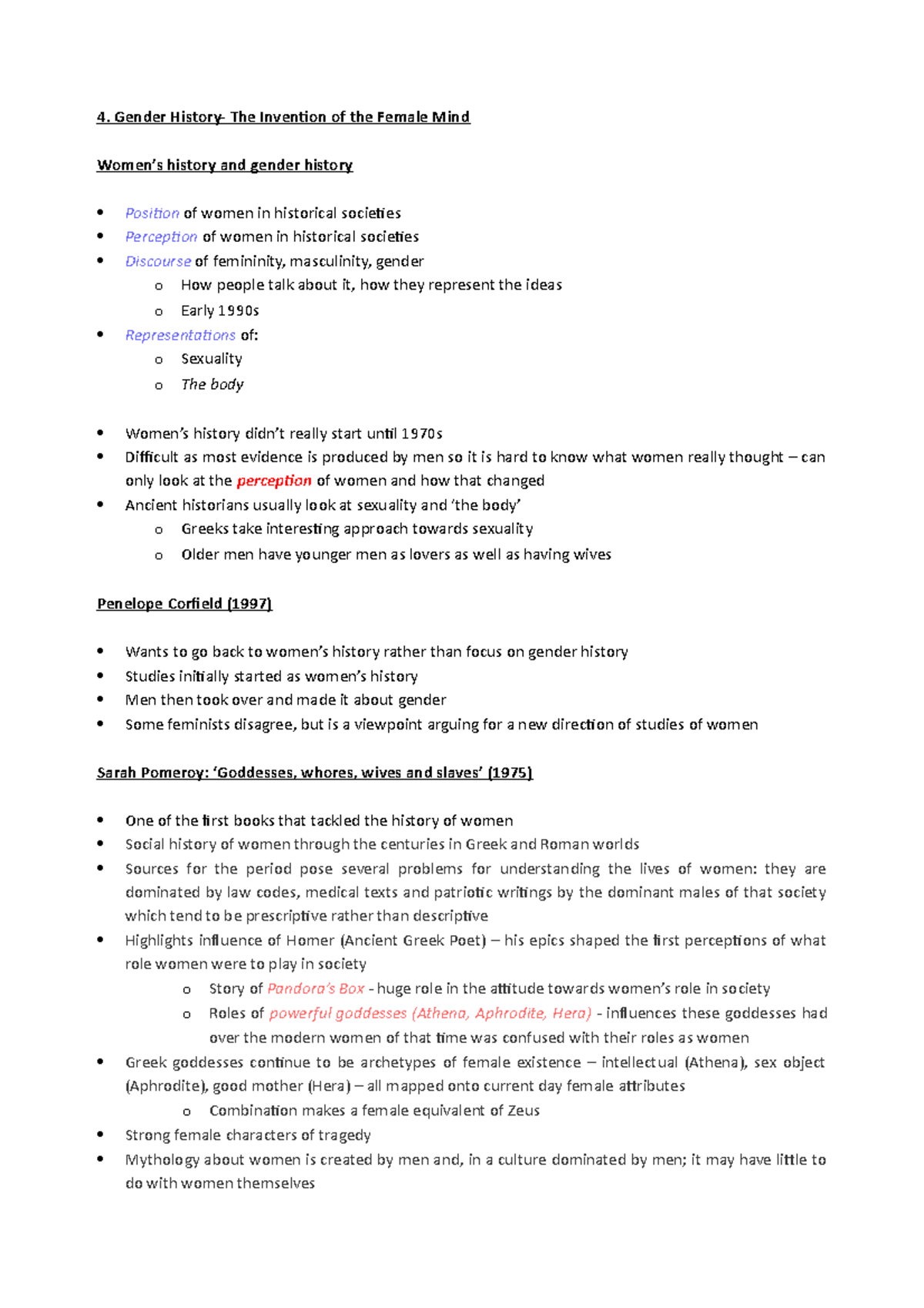 4. Gender History- The Invention of the Female Mind - 4. Gender History ...