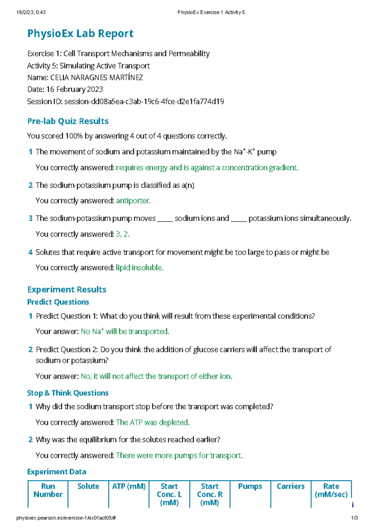 4. Physio Ex Exercise 1 Activity 5 - pearson/exercise-1/ex01act05/# 1 ...