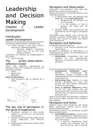 Chapter 3 - Skills for Developing Yourself as a Leader - CHAPTER 3 ...