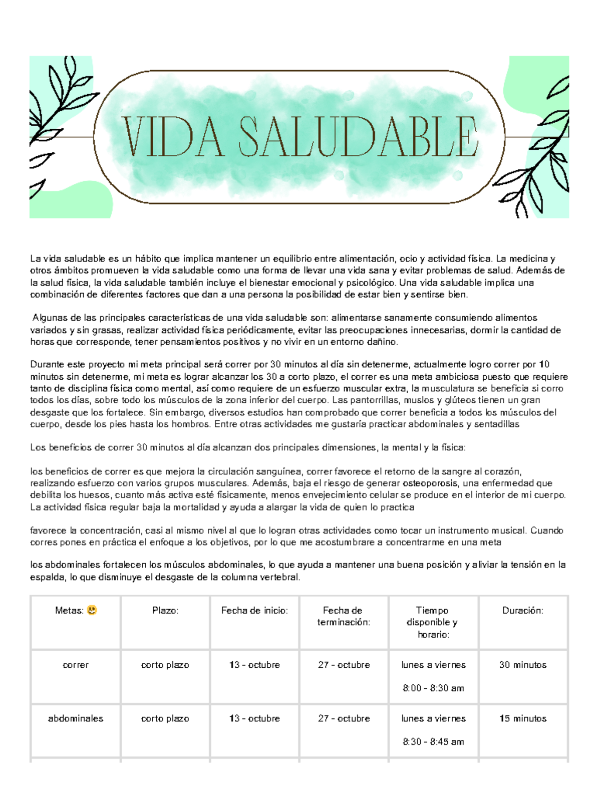 Concepto de salud - La vida saludable es un hábito que implica mantener ...