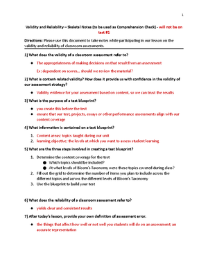 Ch. 1 Comprehension Check - EDUF 3131 - Georgia Southern - Studocu