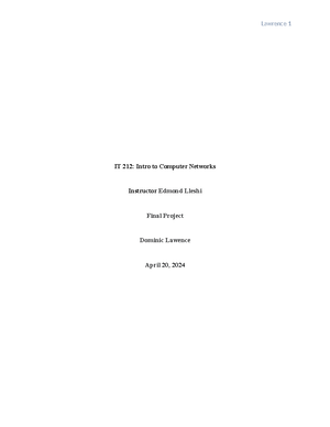 IT 260 Module 5 Project 2 - IT 260 Web-Oriented Services Module Five: Project Two: Web Services ...