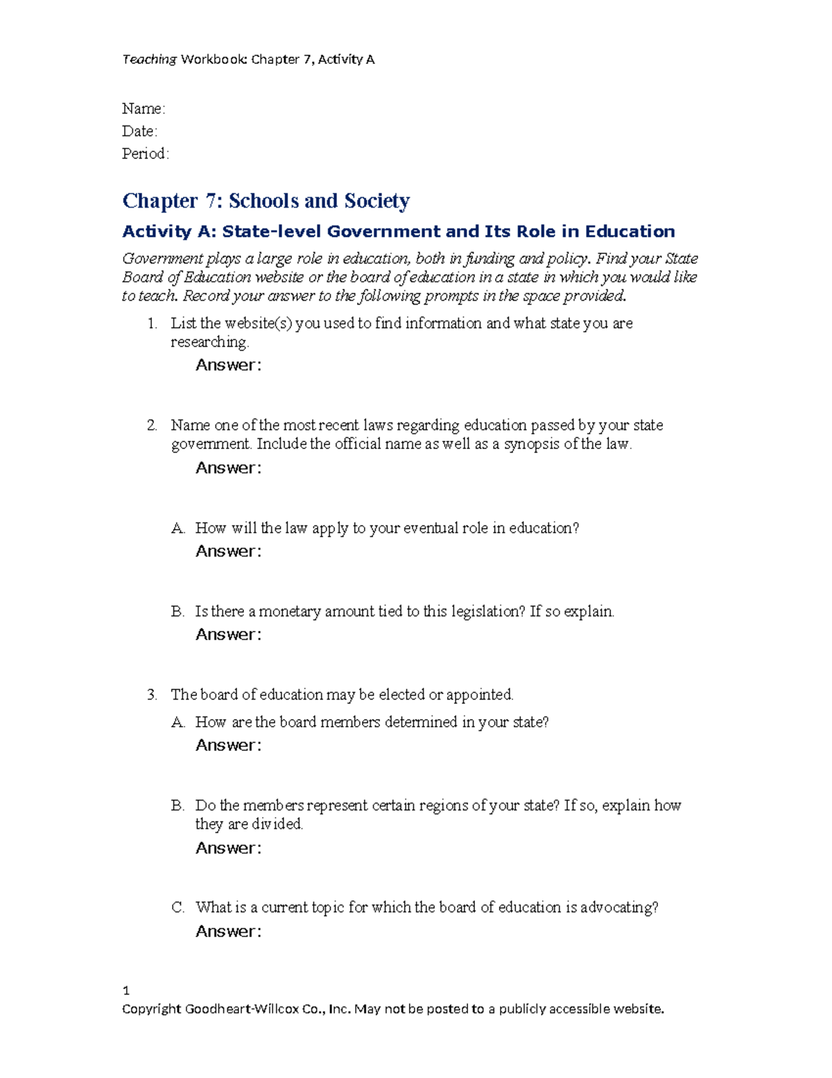 Ch07-activitya - .lokiikokk - Teaching Workbook: Chapter 7, Activity A ...