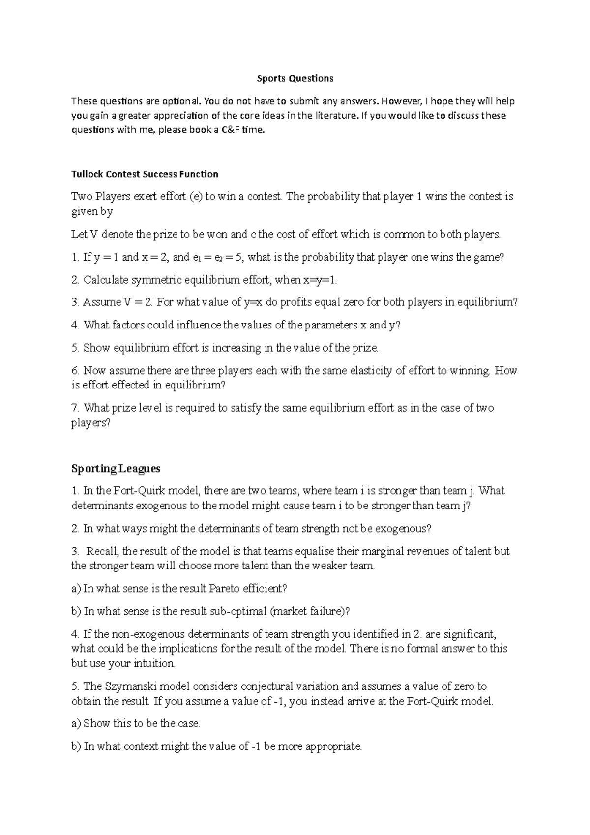 Sports Practice Questions - Sports Questions These questions are ...