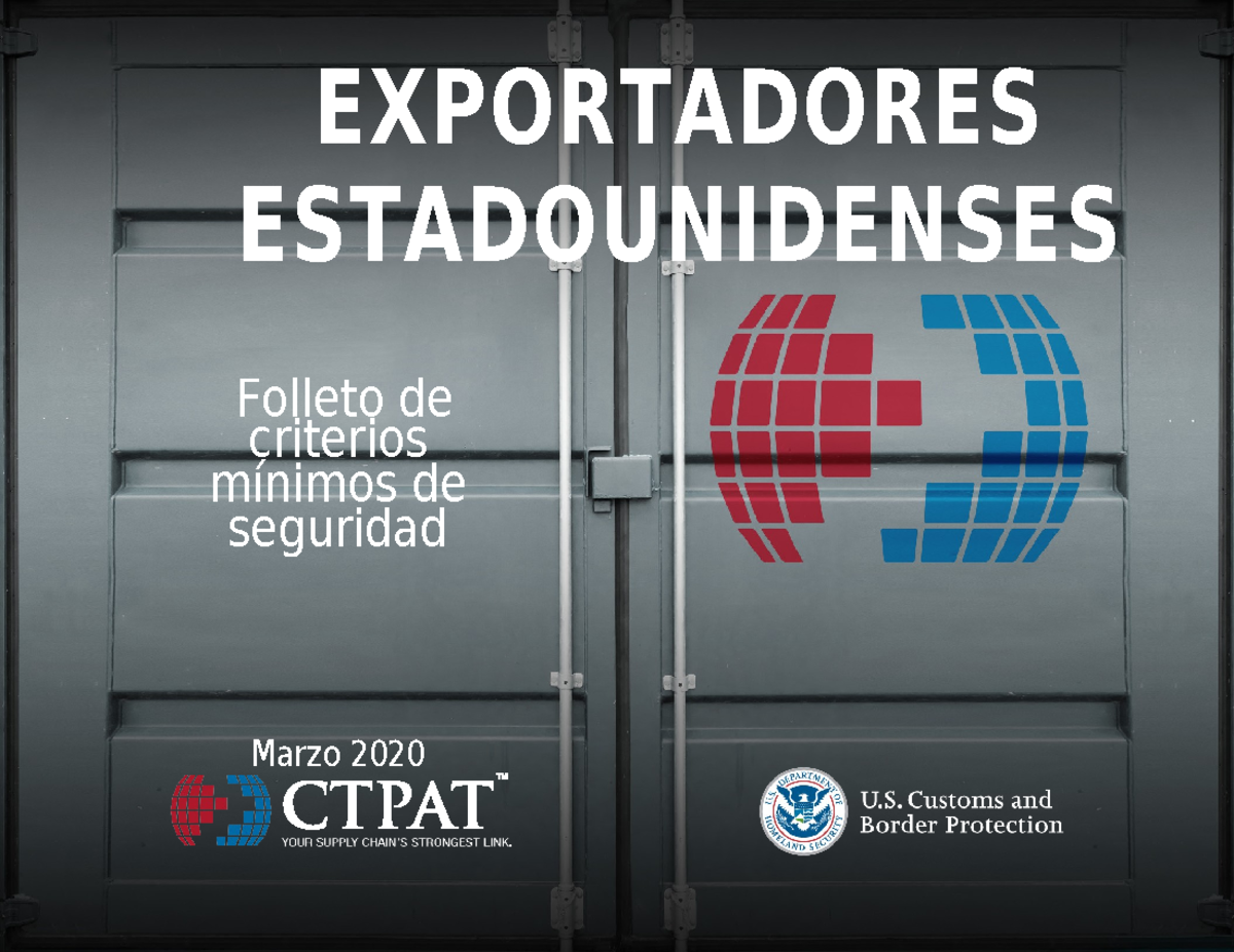 Ctpat-MSC-Exporters-Booklet-March-2020 Español - EXPORTADORES ...
