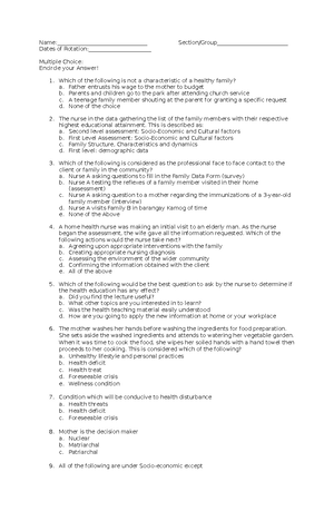 Health Assessment Laboratory Summary Notes - HA LAB NOTES: HEAD AND ...