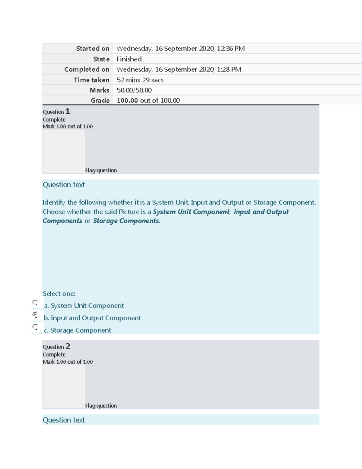 Pdfcoffee - Midterm Exam - Started on Wednesday, 16 September 2020, 12:36 PM State Finished ...