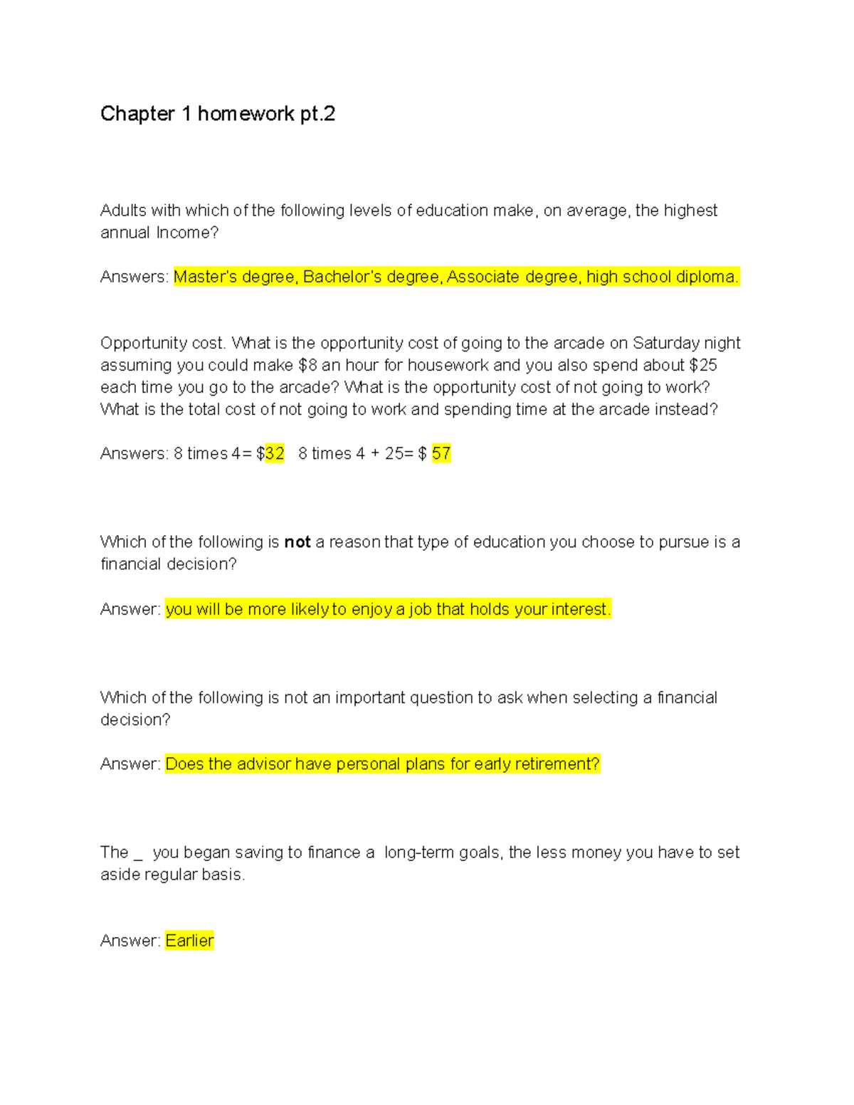 Chapter 1 homework pt - help with finding answers - Chapter 1 homework pt. Adults with which of ...