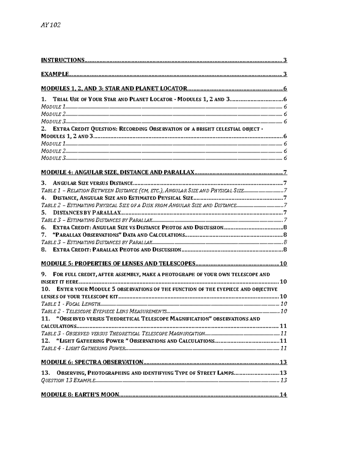 Observational Notebook BW - 2. EXTRA CREDIT QUESTION: RECORDING ...