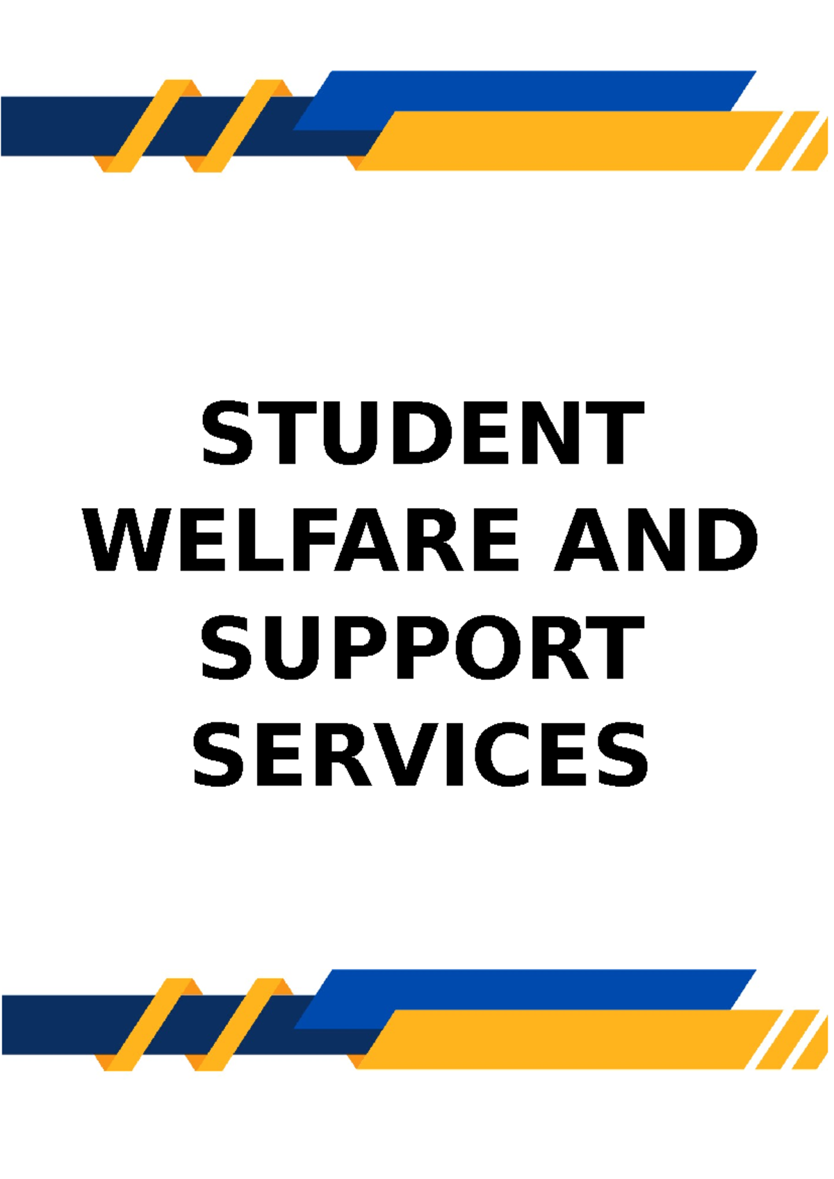 WINS-3 - references - STUDENT WELFARE AND SUPPORT SERVICES 1 ...