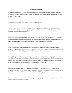 Types of Programming Language - Examples include C, FORTRAN, and BASIC ...