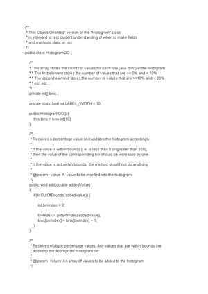 This is the note of the lecture and the tutorial - Angela's Class Angela is managing her class ...