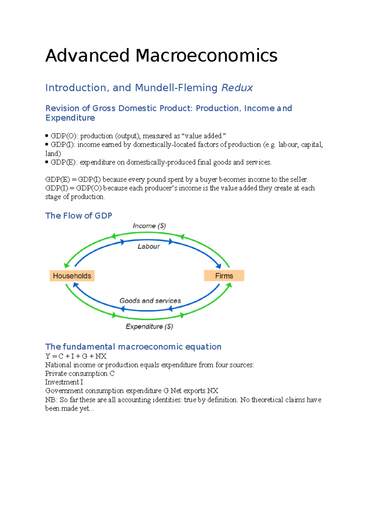 Advanced Macroeconomics - Advanced Macroeconomics Introduction, and ...