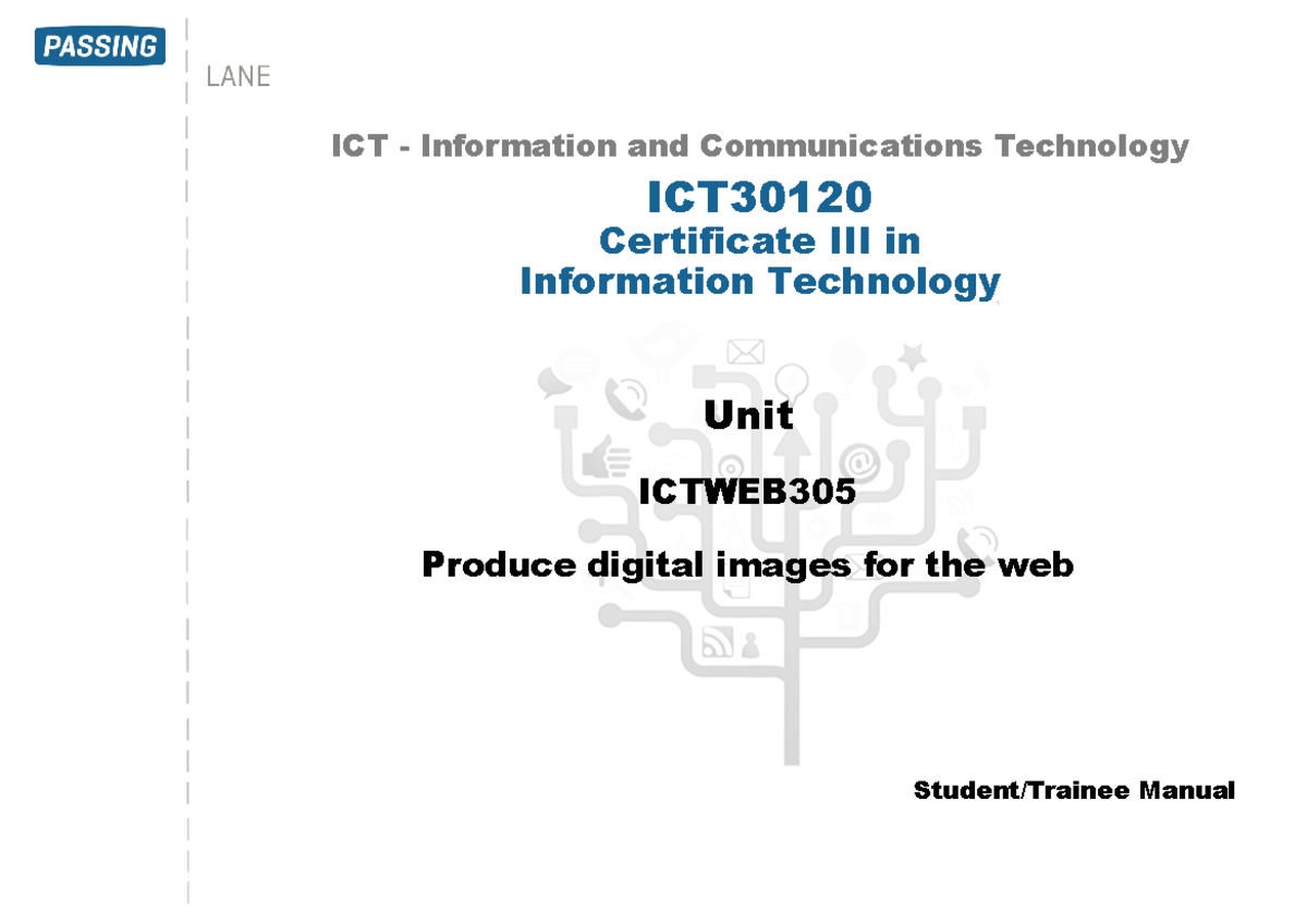 Ictweb 305 Produce digital images web - Student - ####### ICT ...