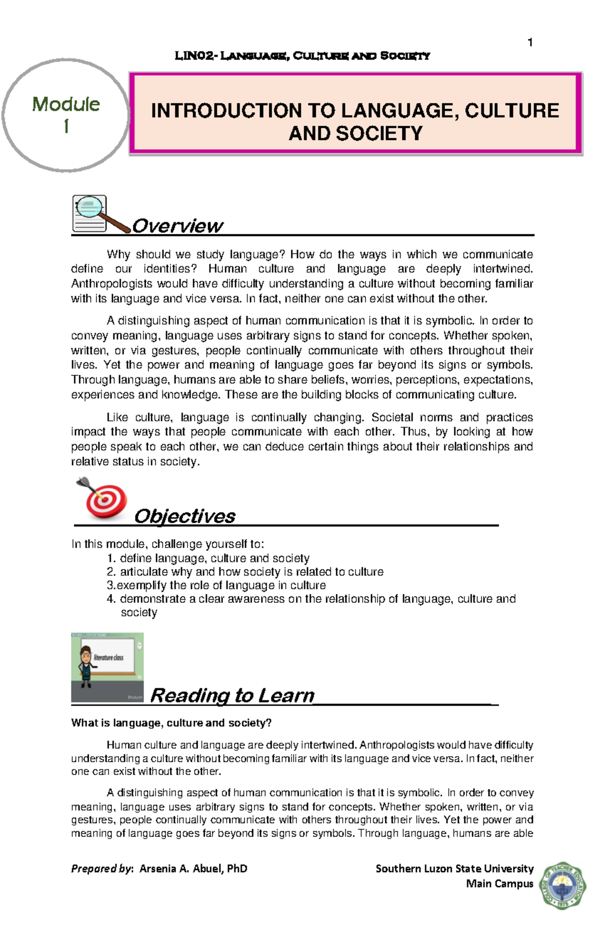 CTE-LIN02-Abuel AA - LANGUAGE CULTURE AND SOCIETY - LIN 02 - Language ...