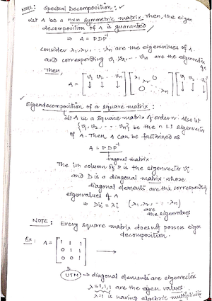 Linear Algebra short notess - Notes on Linear Algebra Peter J. Cameron ...