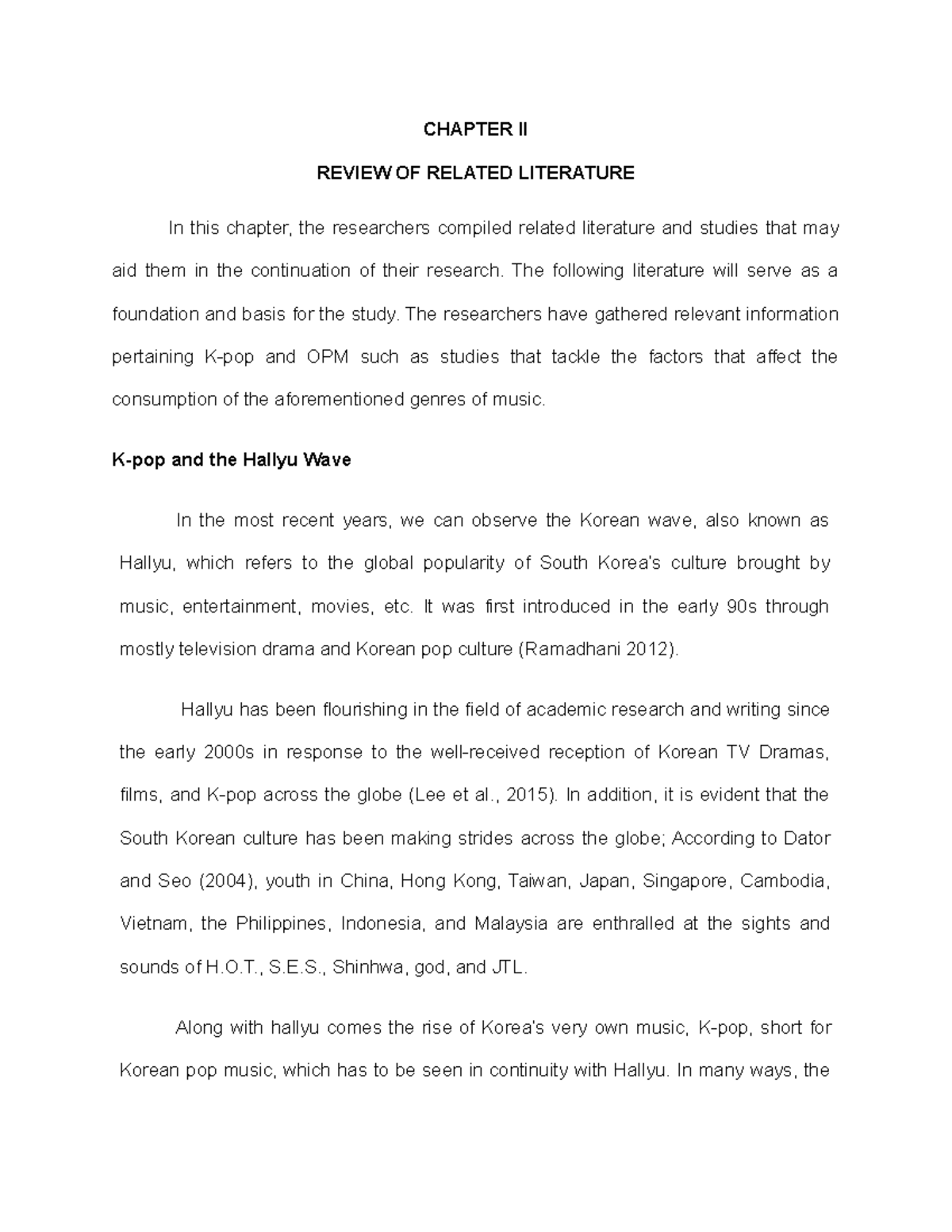 Chapter 2 Draft - thesis - Integrated Thesis - La Salle - Dasma - Studocu