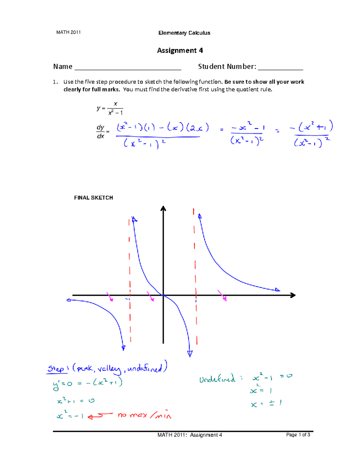 Class Assignment 4 Solution - MATH 2011 - MATH 2011: Assignment 4 Page ...