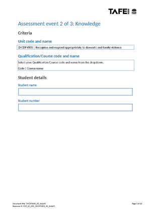 Hltwhs 002 Learner Assessment Task 2 3 V4 - Learner Assessment Task 2 ...