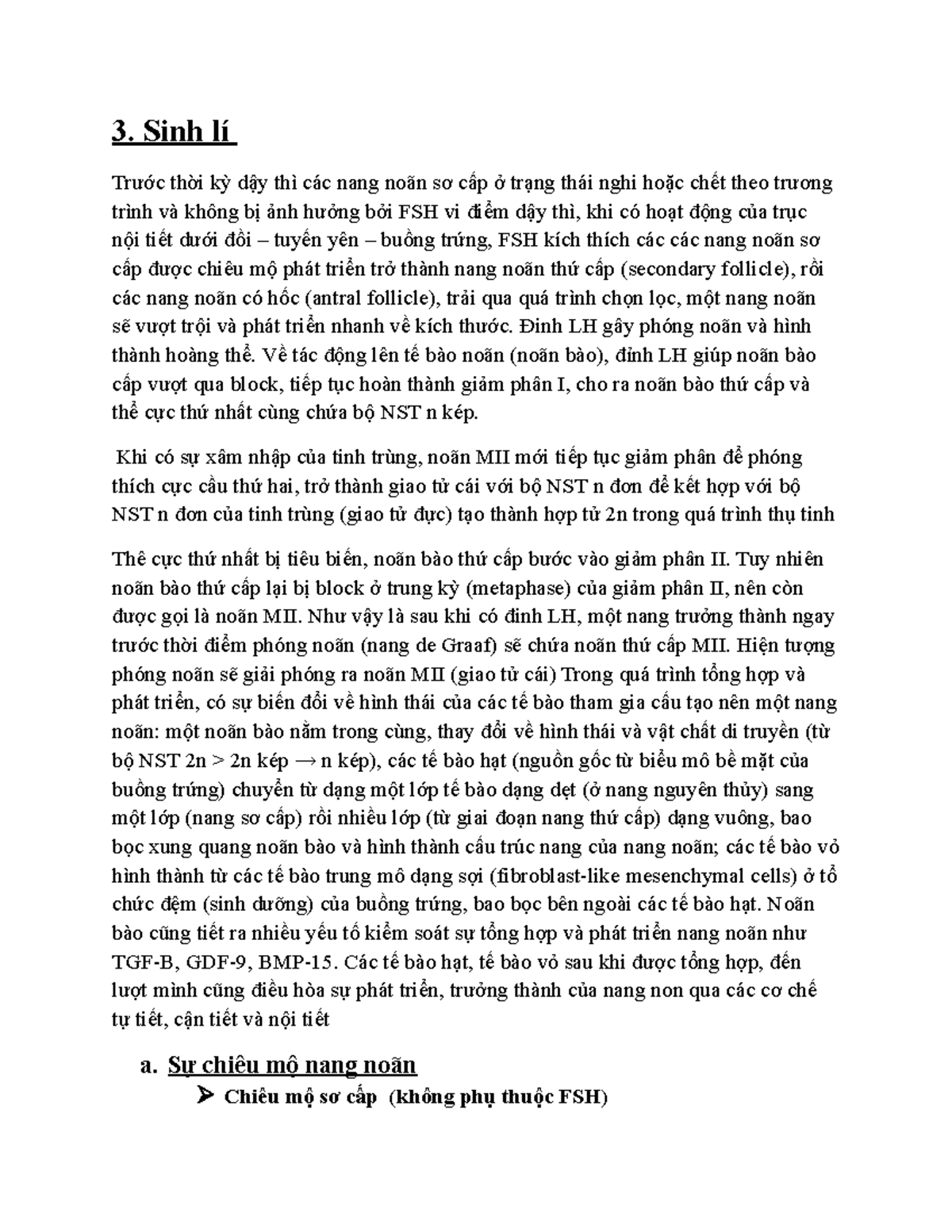 Sinh lí trục hạ đồi tuyển yên - 3. Sinh lí Trước thời kỳ dậy thì các ...