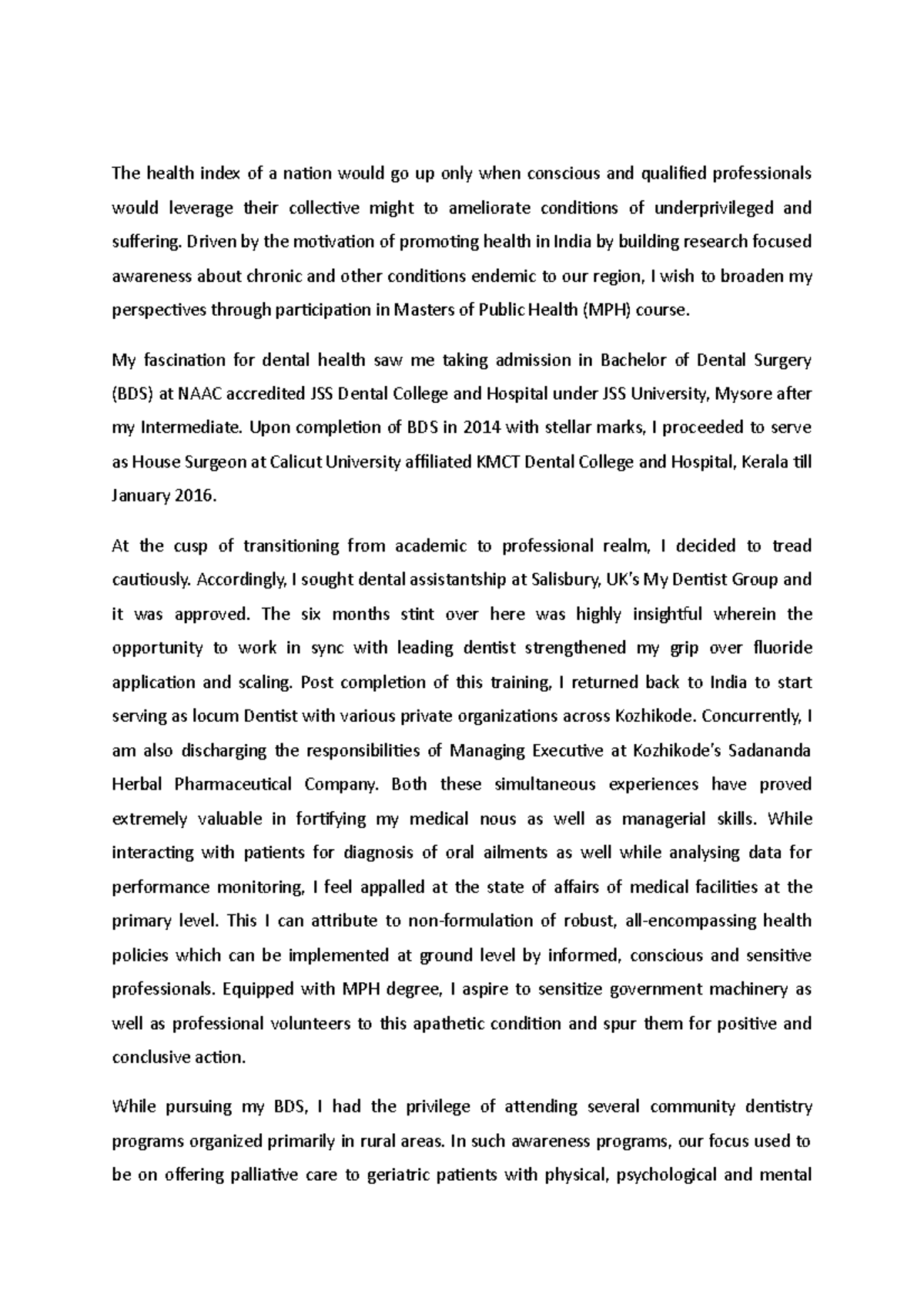 SOP ashwathi - it has assignments of vit - The health index of a nation ...