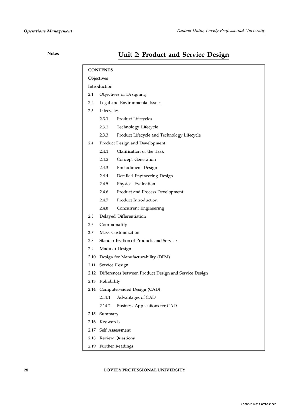 Product & servicedesign - MBA - Studocu