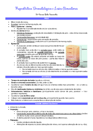 Exame dermatológico - classificações das lesões dermatológicas ...
