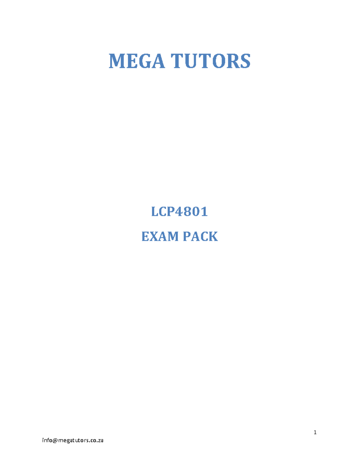 Exam pack - Exam paper for November between 2018 and 2019 paper. This ...