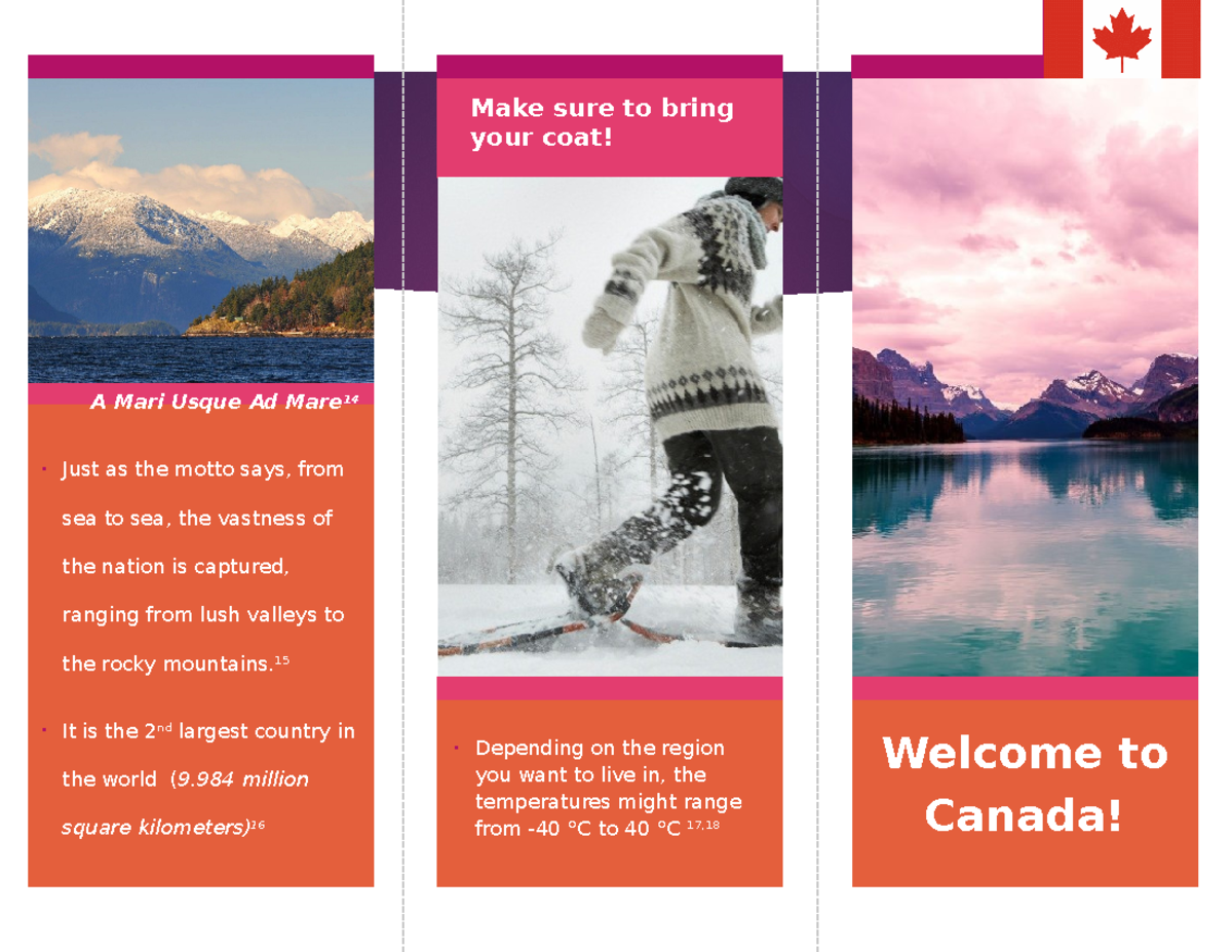 Flyer Sample 1 - fefe - SCM880 - Make sure to bring your coat! A Mari ...