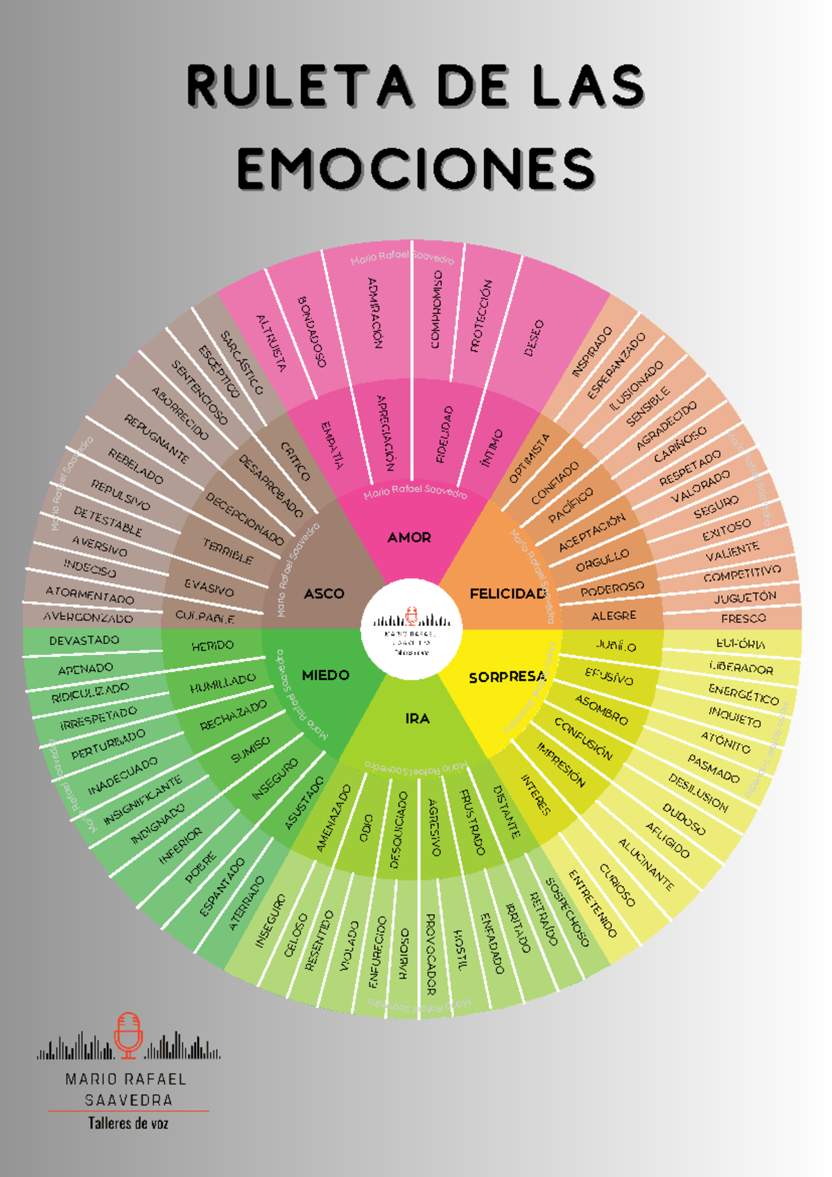 Ruleta DE LAS Emociones 2 - RULETA DE LASRULETA DE LAS EMOCIONES ...