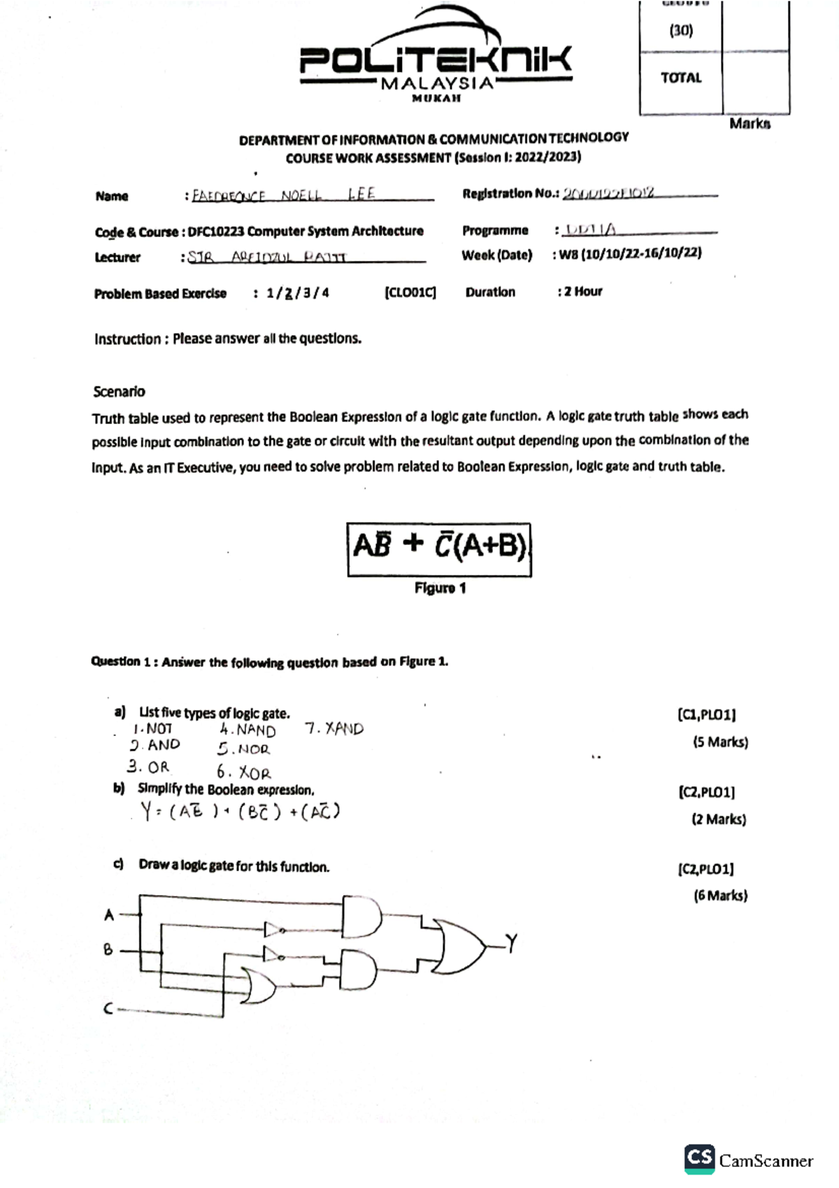 Faedreonce PBE2 - Second Topic, Arithmetic and Logic - Computer System Architecture - Studocu