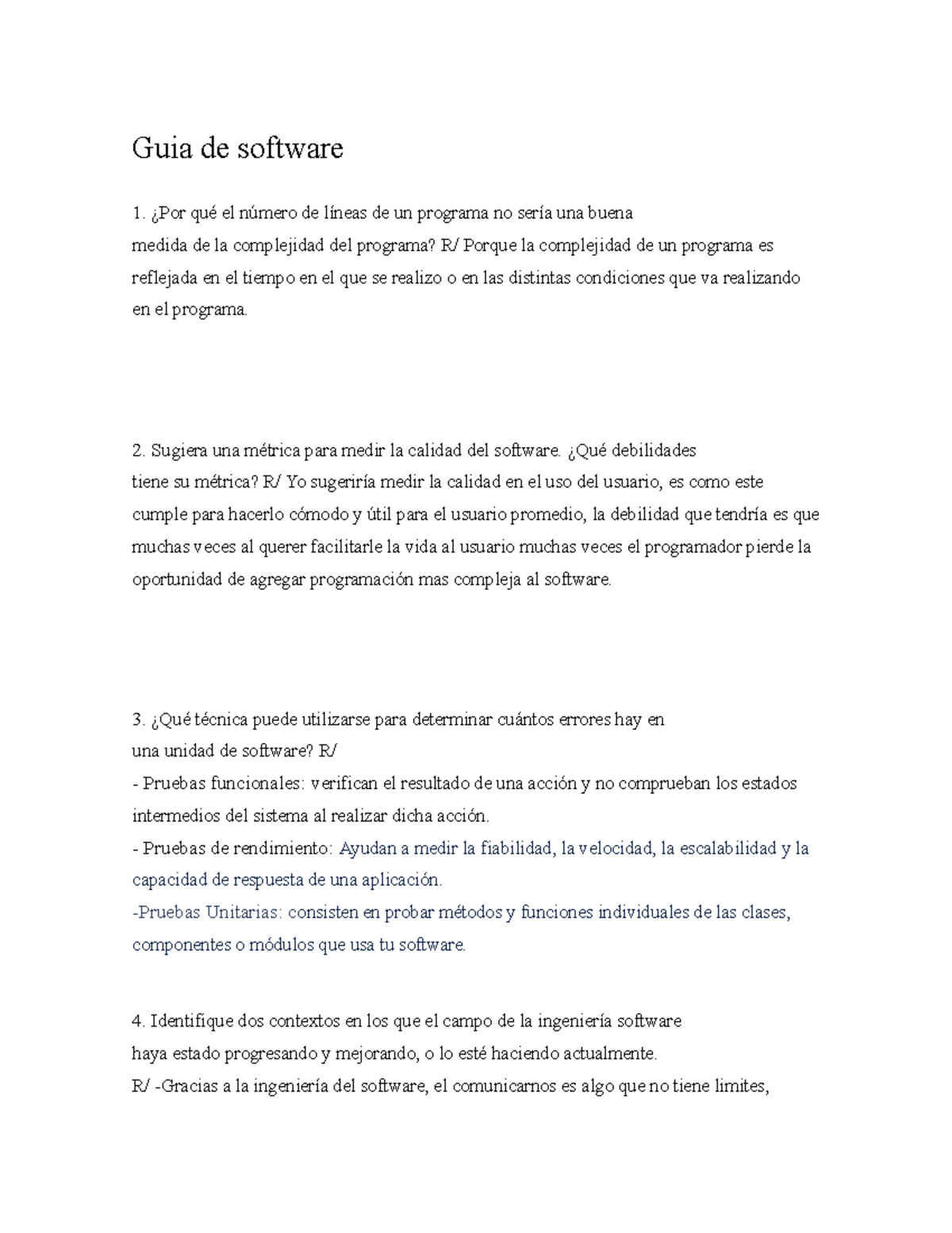 Guia de software - Guia para sofware - Guia de software ¿Por qué el ...