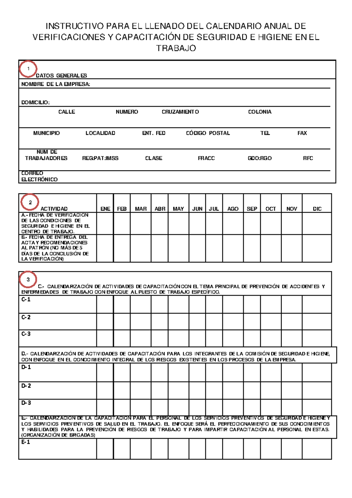 Tutorial para el llenado del Programa Anual de Verificaciones ...