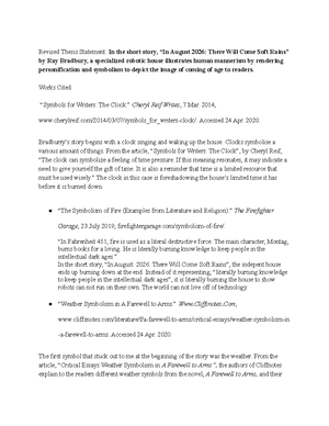 Unit 4 Engl1102 Essay-2 - Fences Analysis Essay August Wilson’s Fences ...