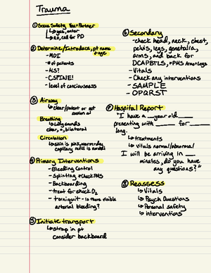 Week 7 notes - SPINAL INJURY AND SPINAL MOTION RESTRICTION ANATOMY ...