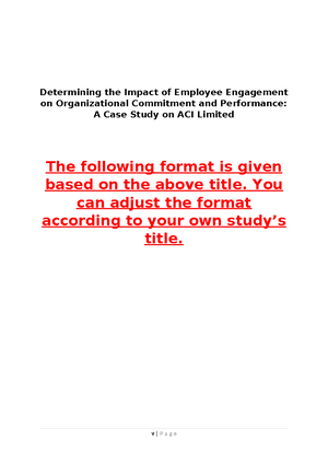 Initial Part - Intial part of a report - (Title) By Name: Serial No ...