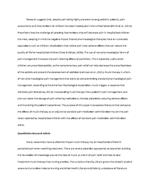 Appendix G 2022 Final Summary Tool - Johns Hopkins Evidence-Based ...