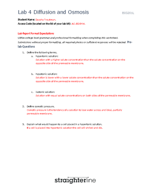 BIO201 L+Lab+1+Upload+Document - Student Name: Click here to enter text. Access Code (located on ...