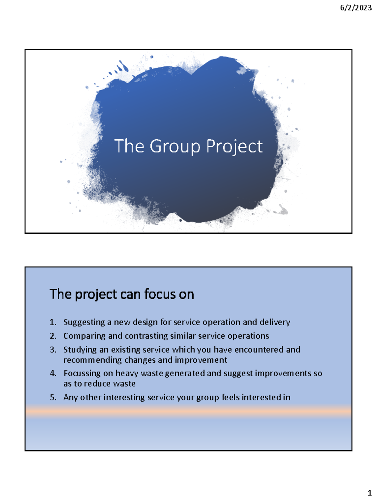 2022-23 Sem-2 DOS 3703 Brief on the group project - The Group Project ...