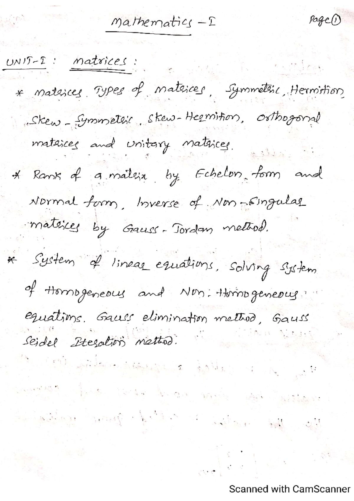 "Mathematics 1: Comprehensive Guide to Matrix Theory and Practical ...