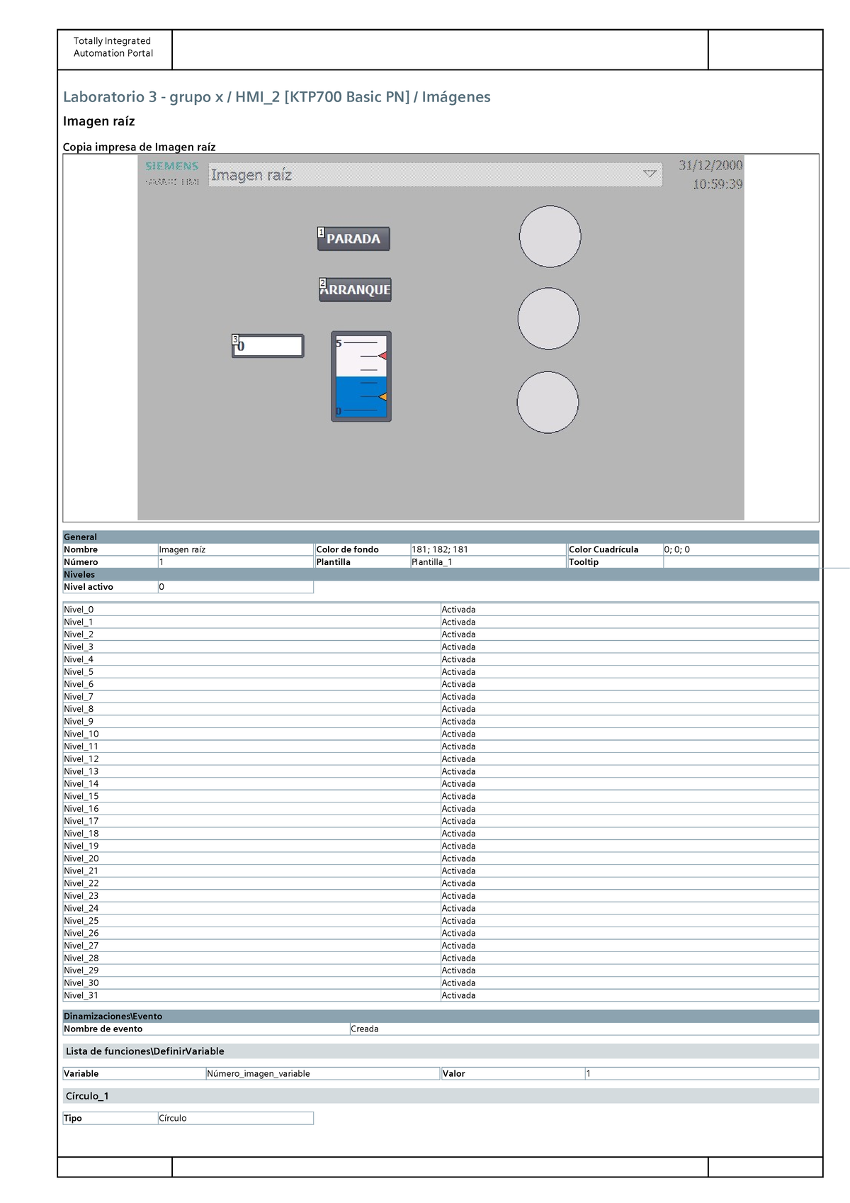 Lab3 RI HMI - lab - Automation Portal Laboratorio 3 - grupo x / HMI_2 [KTP700 Basic PN ...