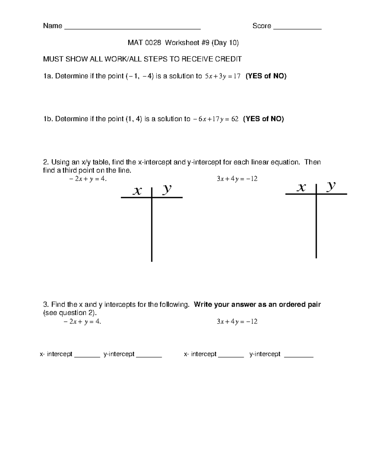 Worksheet 09 Day 10 - Homework - Name ...